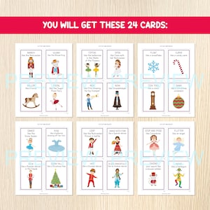 Nutcracker Movement Cards - Christmas Game - Toddler, Preschool ...