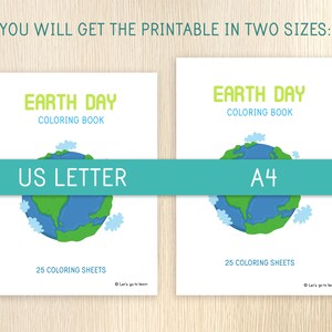 Earth Day Coloring Pages, 25 Coloring Sheets, Spring Activity, Kids ...