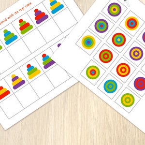 Spatial and Visual Perception Worksheets, Concentration, Attention ...