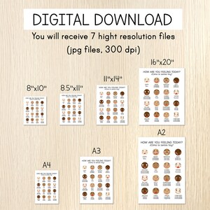 Feelings - Emotions Poster in English & Spanish, Bilingual Poster ...
