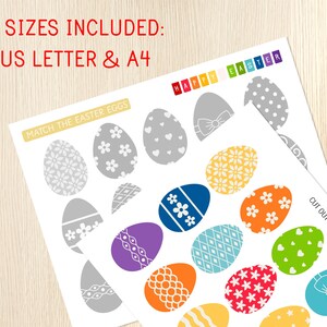 Easter Eggs Matching Game - Easter Activity for Kids - Toddler ...