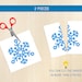 Winter Matching Game, Snowflakes Puzzles, Matching Activity, Toddler ...