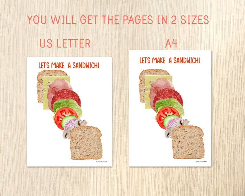Let's Make a Sandwich, Life Skill Activity, Toddler, Preschool ...
