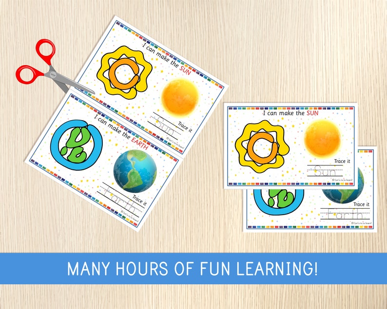 Space Playdough Mats Play Doh Activity Solar System Mat - Etsy