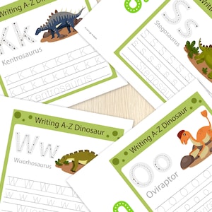 Alphabet Tracing Worksheets, Dinosaurs, Tracing Letters, Preschool ...