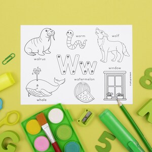 Alphabet Coloring Pages, Letter Recognition, Preschool Coloring Pages ...