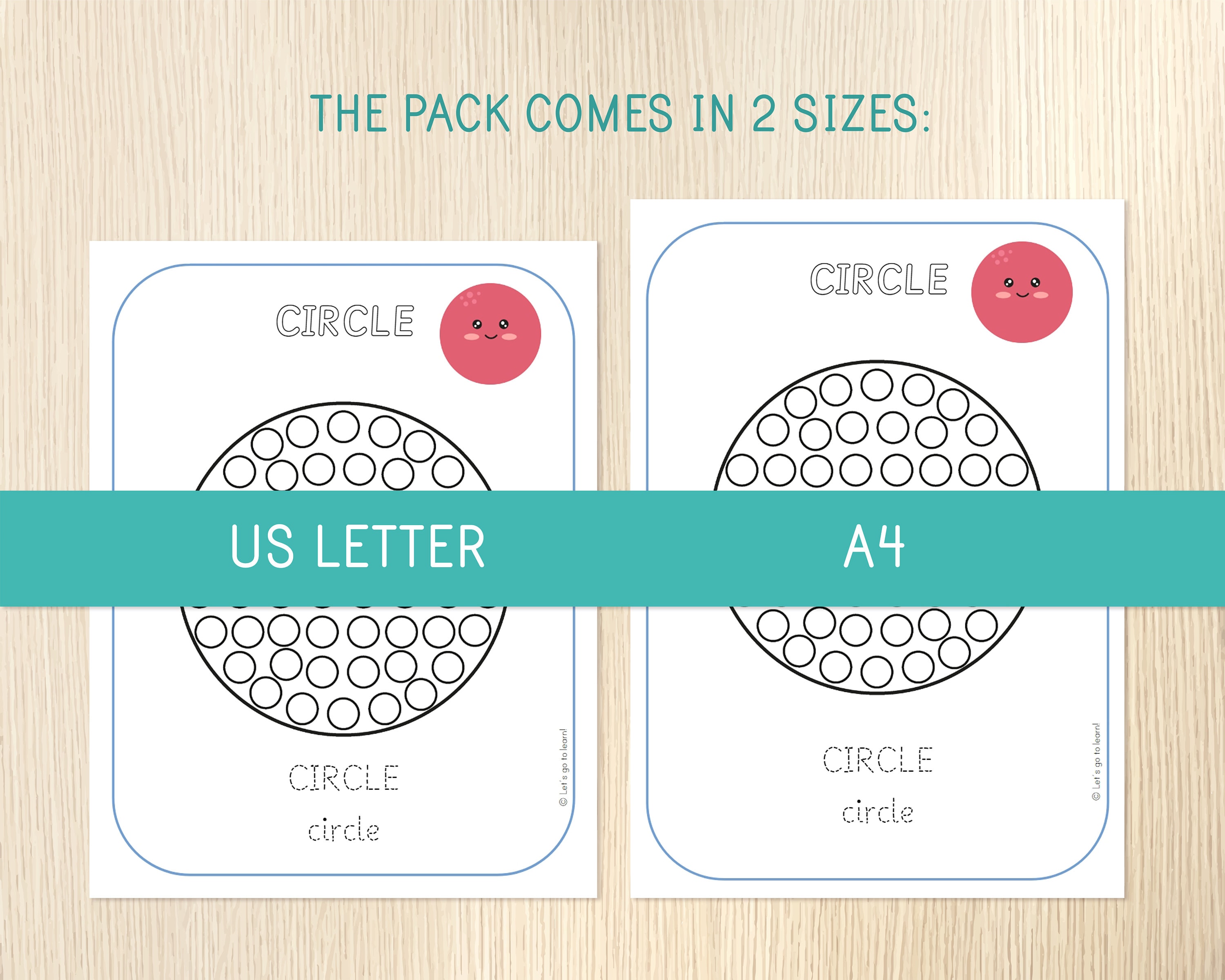 Shapes Do-a-dot Worksheets, 2D Shapes Dot Painting, Toddler, Preschool ...