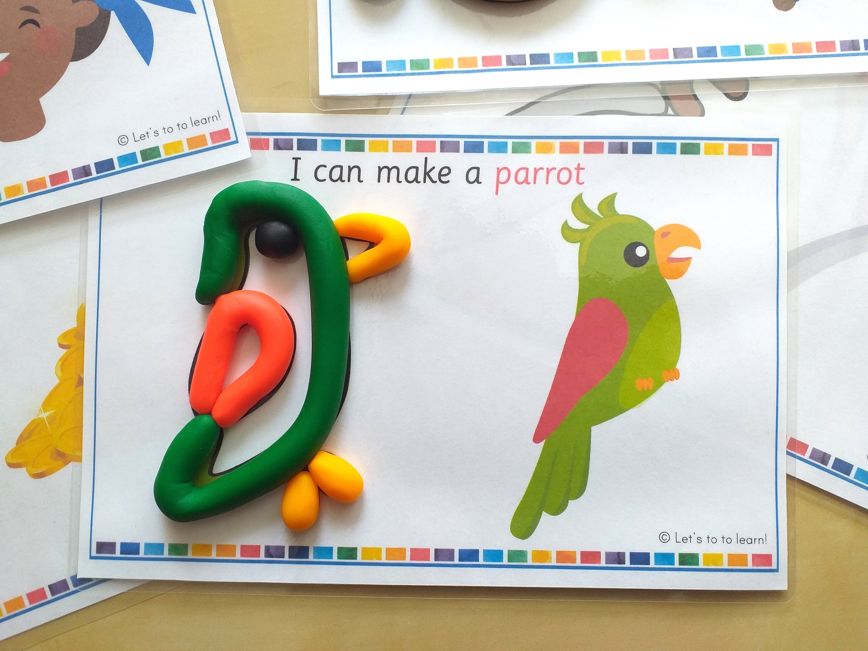 Pirates Playdough Mats, Play Doh, Preschool, Kindergarten Activity ...