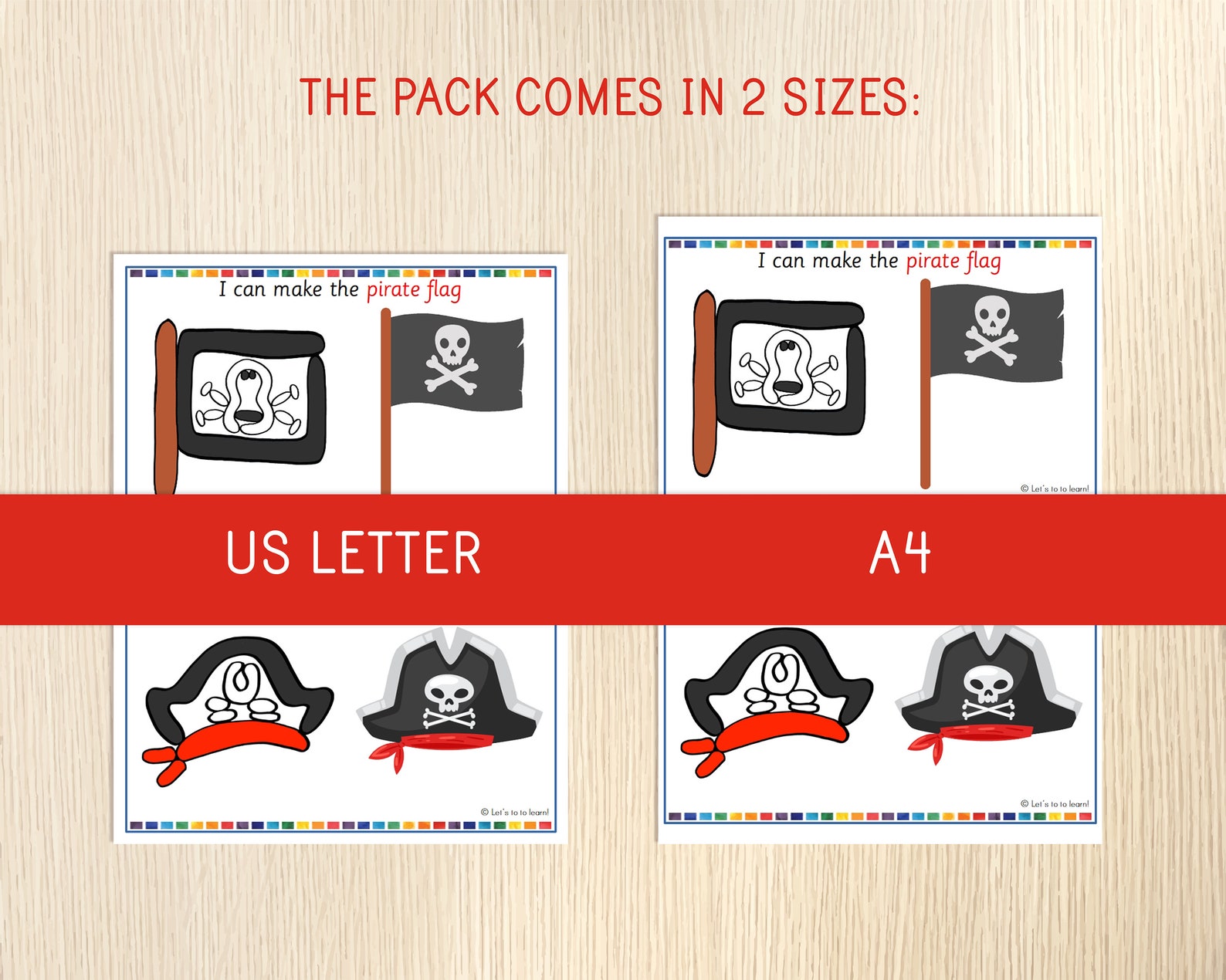 Pirates Playdough Mats, Play Doh, Preschool, Kindergarten Activity ...