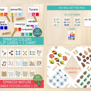 Spanish MEGA BUNDLE - Spanish Worksheets - Flashcards, Calendar ...
