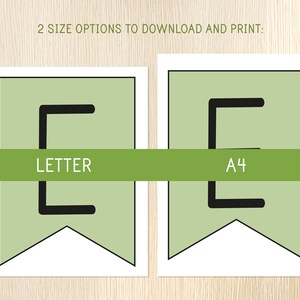 Welcome Banner, Bunting Letters, Earth Colors Classroom Decor ...