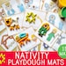 Space Playdough Mats, Play Doh Activity, Solar System Mat, Astronomy ...