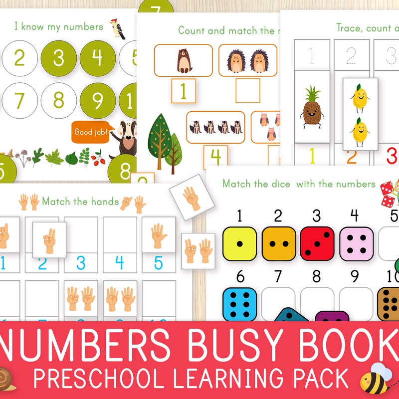 Counting Book - Etsy