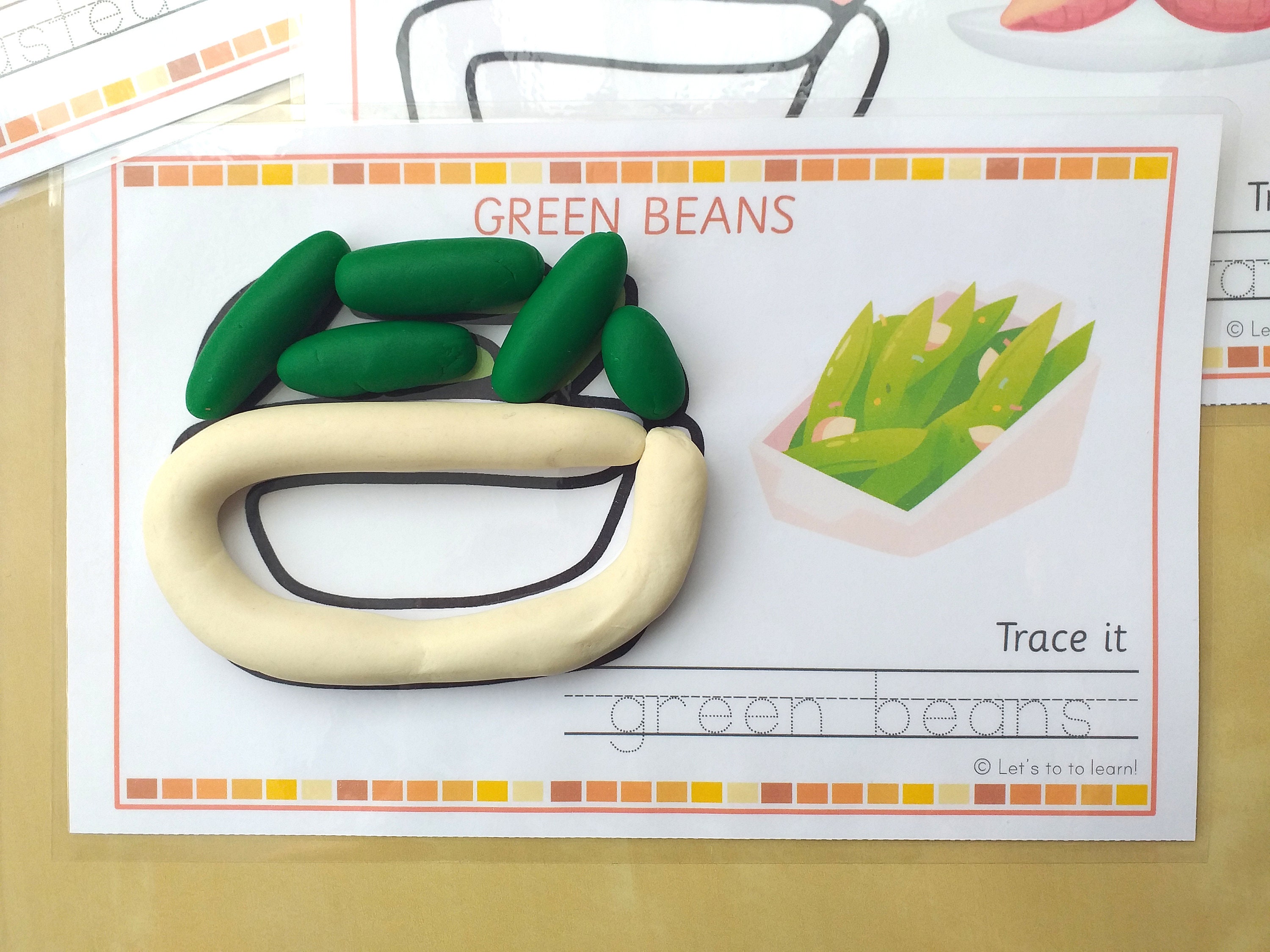 Thanksgiving Feast Playdough Mats, Play Doh Activity, Fall, Autumn ...