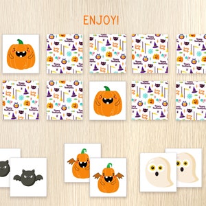 Halloween Memory Game - Printable Halloween Matching Activity ...