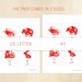 Chinese Zodiac Animals, Chinese Mandarin and English, Bilingual, Three ...