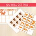 Squirrel Counting Activity Counting Practice 1-10 Matching - Etsy