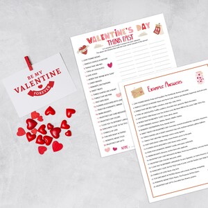 Valentine's Day Think Fast Game - Valentine's Printable Activity ...