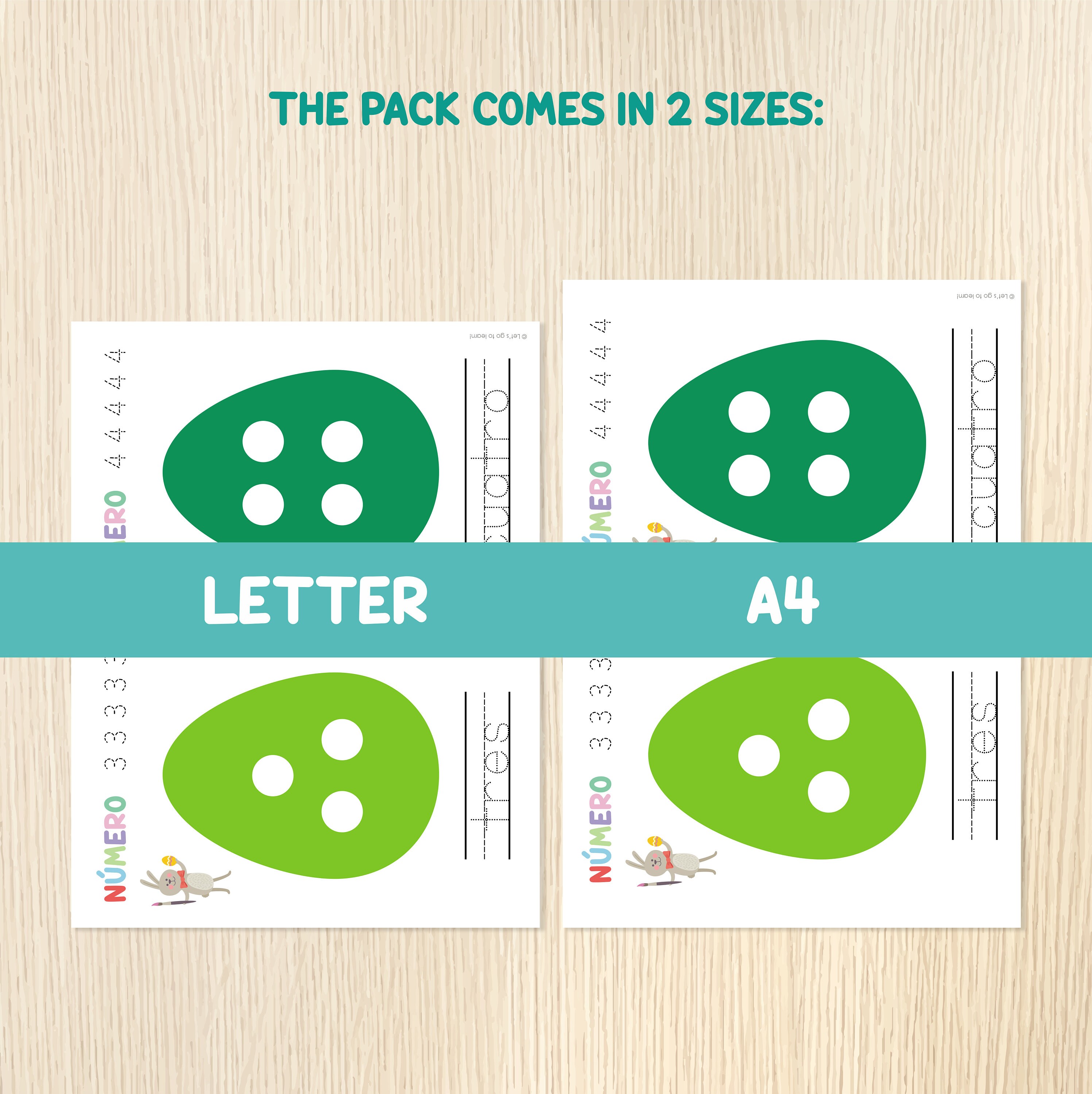 Easter Eggs Do a Dot, Numbers in SPANISH, Counting, Tracing Activity ...