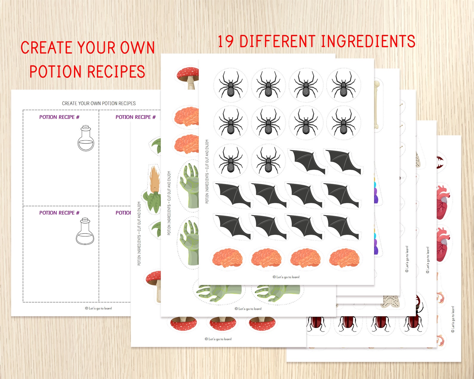 Halloween Potion Making Dramatic Play Witch Brews Pretend - Etsy