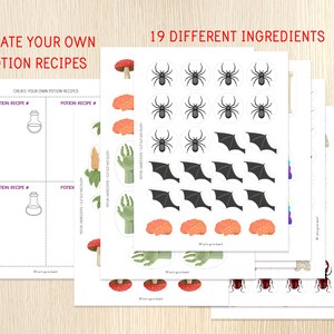 Halloween Potion Making Dramatic Play, Witch Brews Pretend Play ...
