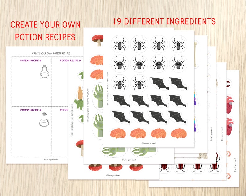 Halloween Potion Making Dramatic Play Witch Brews Pretend - Etsy