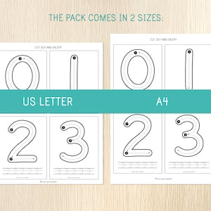 Numbers Formation Flashcards, 0 to 10 With Tracing Practice, Math Cards ...