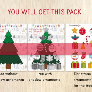 Christmas Tree Decoration Activity - Toddler & Preschool - Christmas ...