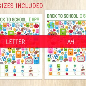 Back to School I Spy, Seek and Find, Look and Find,counting Activity, I ...