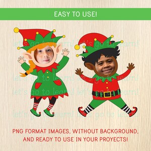 Elf Add Your Photo Craft, Your Own Picture, Elf Clipart, Elves PNG ...