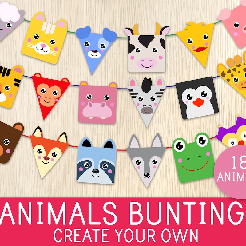 Bunting Printable - Etsy