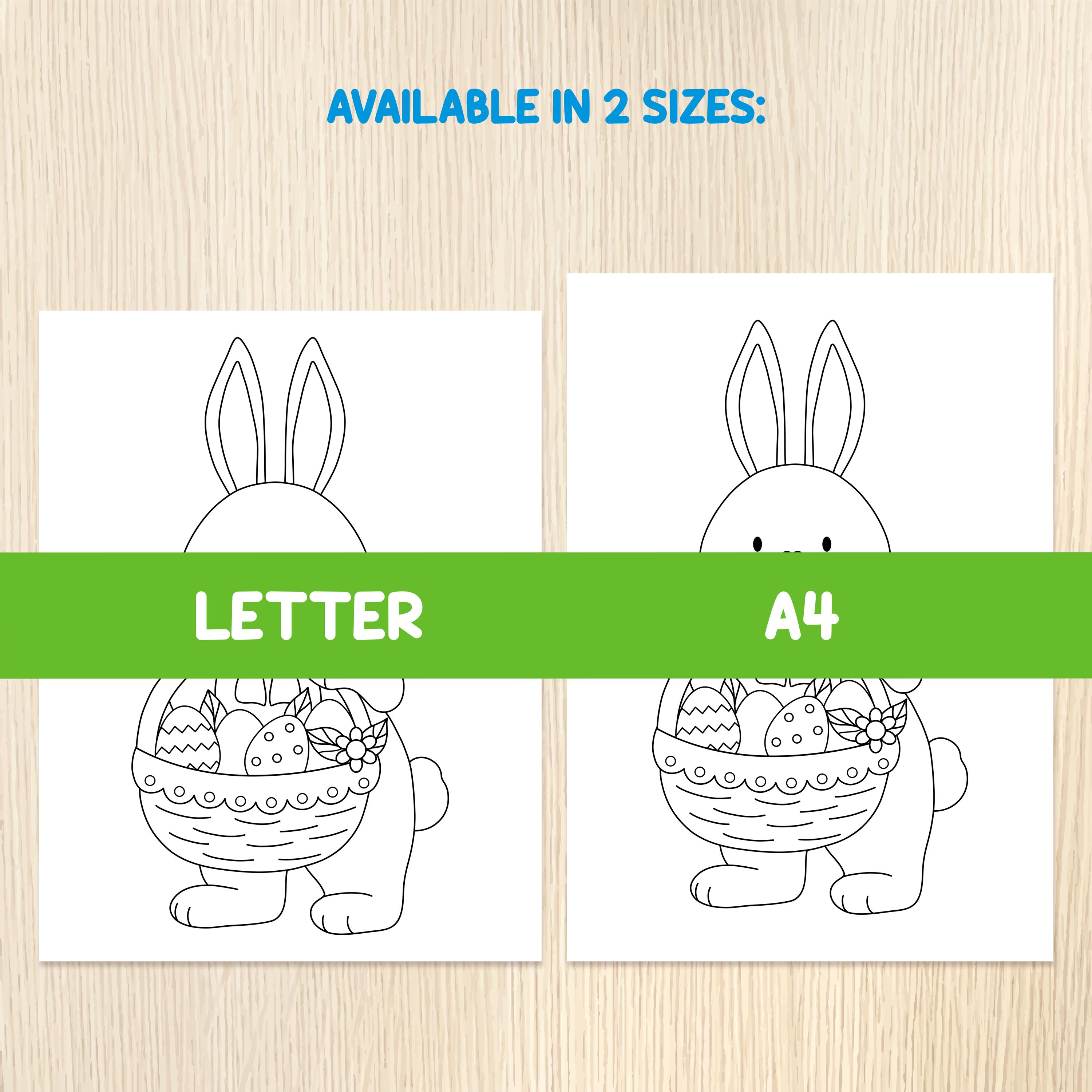 Easter Coloring Pages for Kids - Fun & Easy Easter Activity - Toddler ...