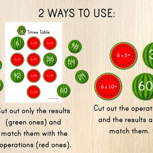 Times Tables Matching Activity - 1-12, Multiplication Puzzles, Learning ...