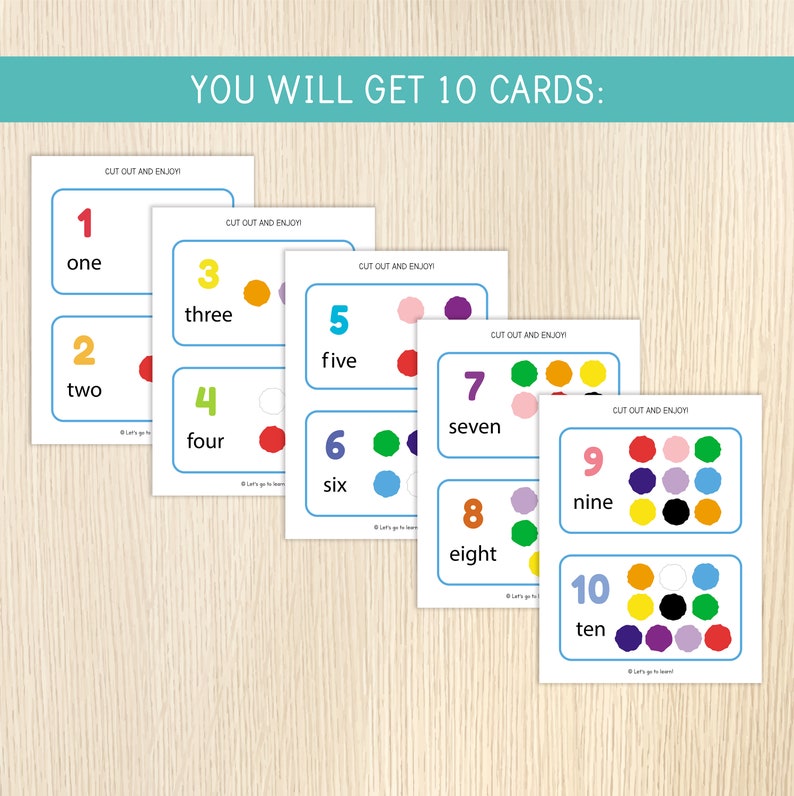 Counting and Color Activity With Pompoms, Numbers 1-10, Matching Colors ...