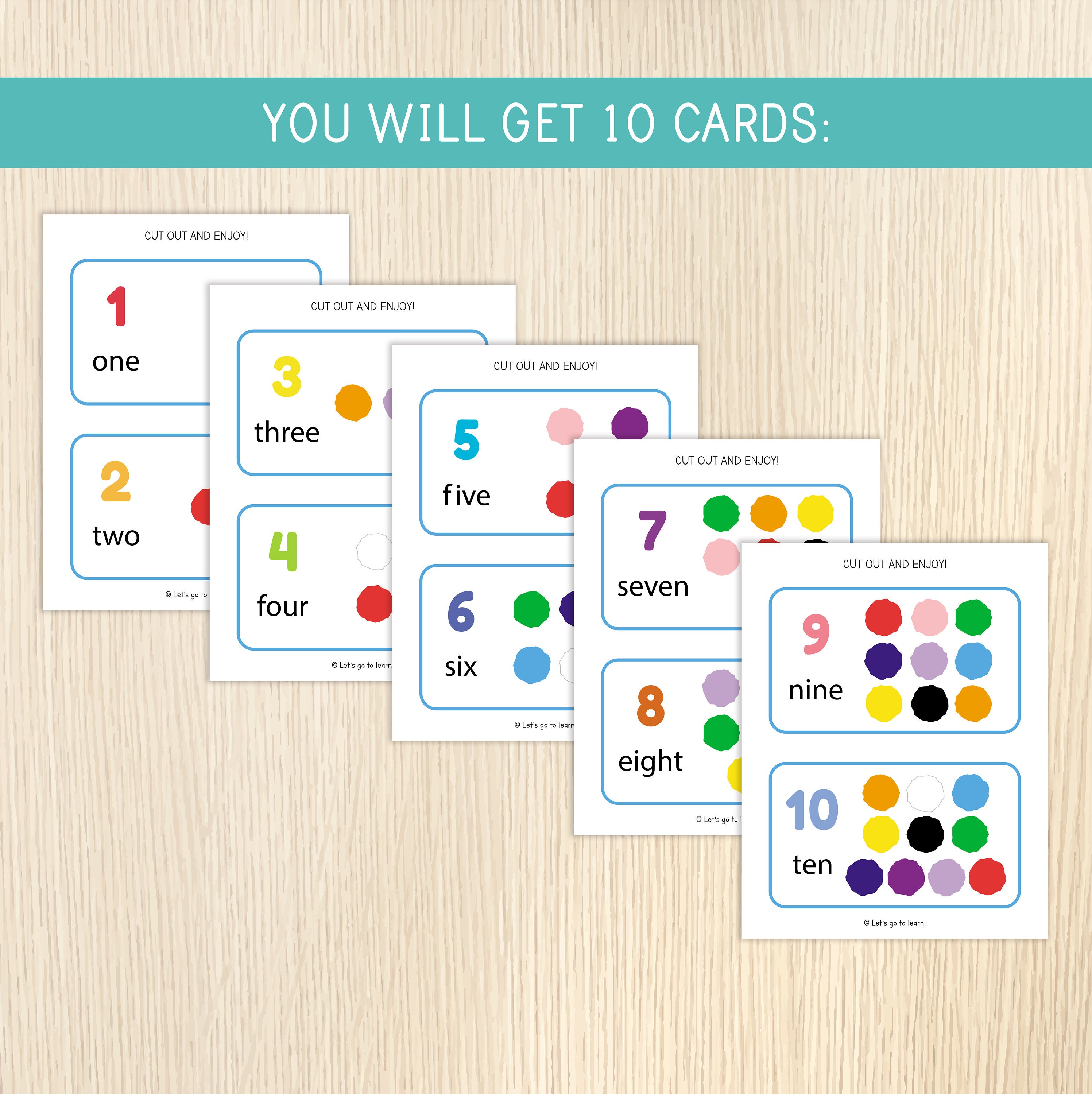 Counting and Color Activity With Pompoms, Numbers 1-10, Matching Colors ...