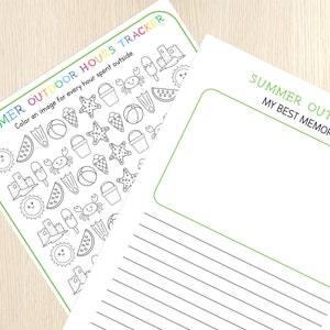 Outdoor Hours Trackers, Four Seasons Outdoor Time Trackers, Ourdoor ...