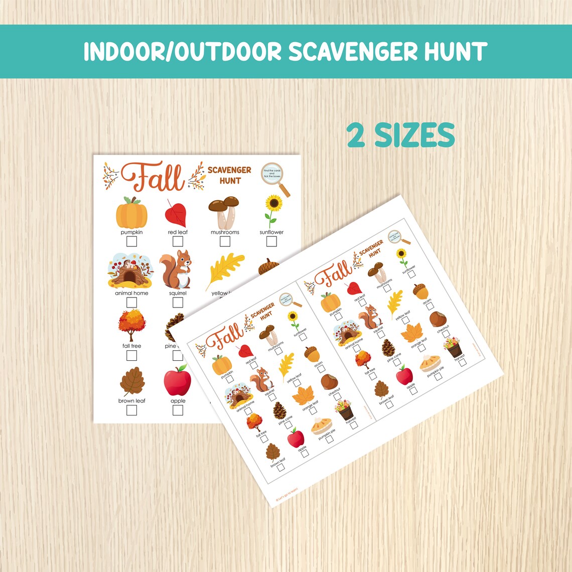 Seasons Scavenger Hunt Games BUNDLE, Treasure Hunt With Cards to Hide ...