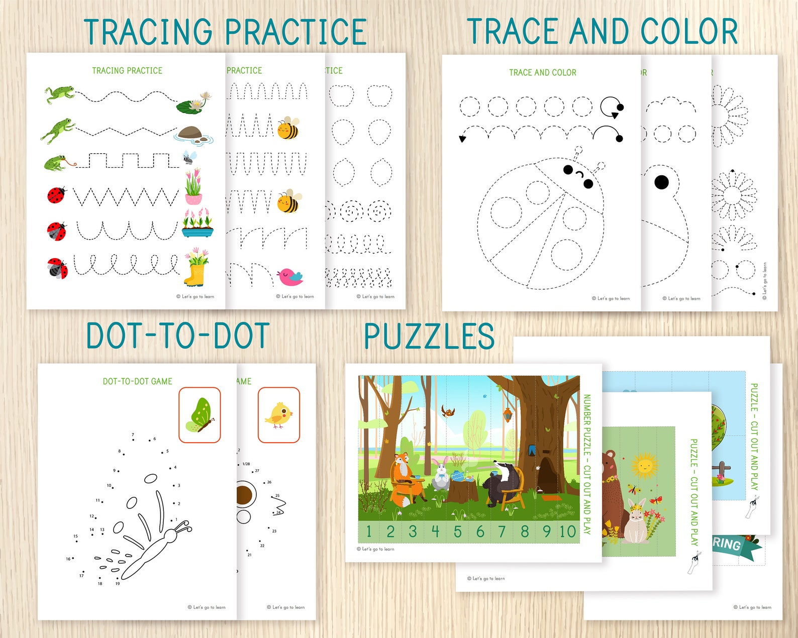Spring Worksheets, Spring Learning Pack, Spring Busy Book, Preschool ...