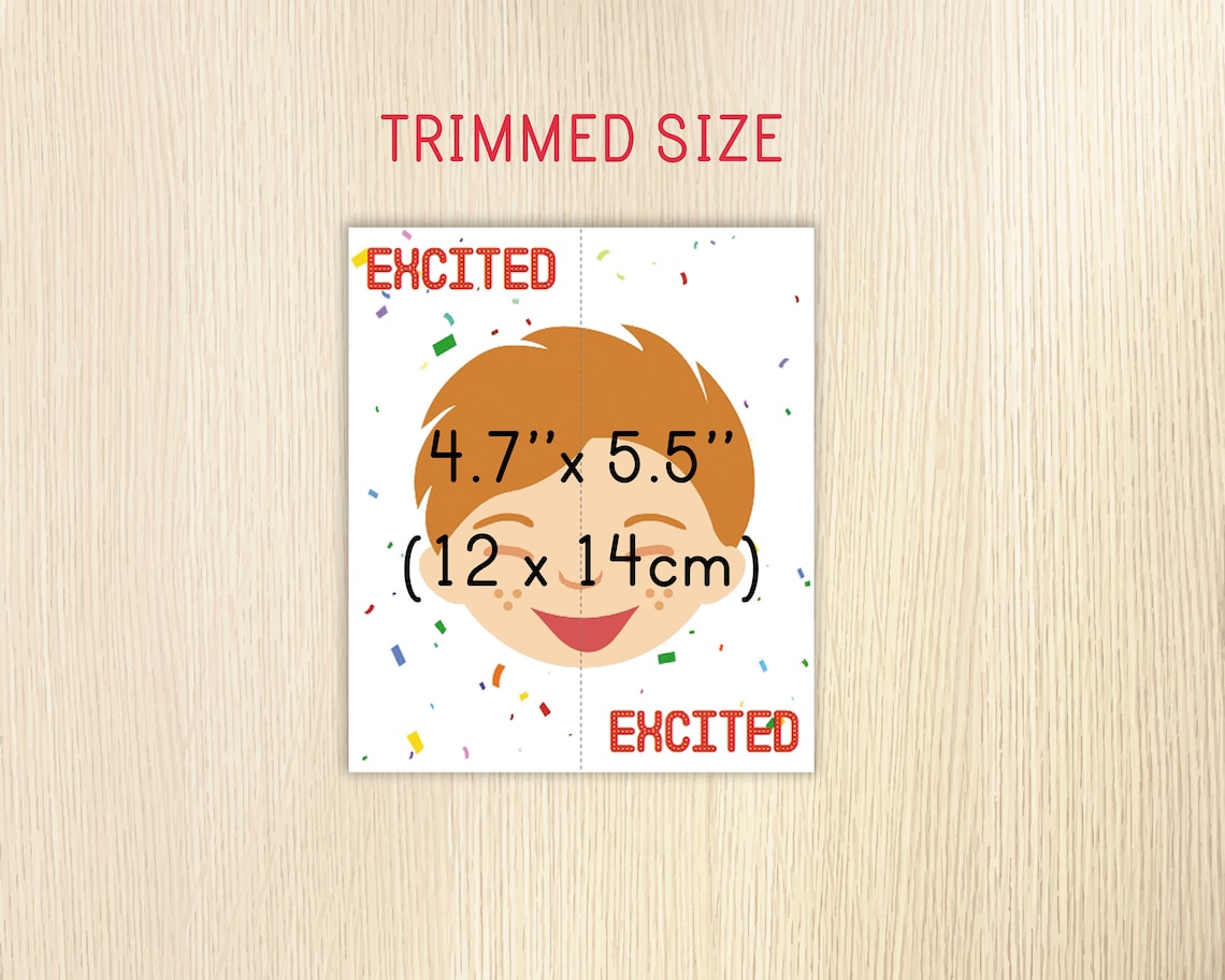 Emotion Puzzles Matching Games Feelings Toddlers Preschool - Etsy