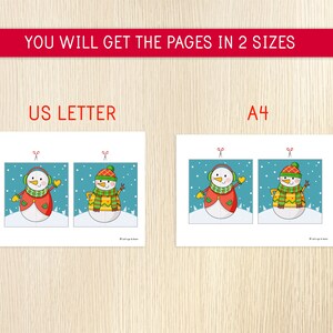 Christmas Matching Games 2 Piece Puzzles for Toddlers & - Etsy Australia
