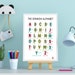 Spanish Alphabet BUNDLE, 27 Flashcards, 1 Chart & 1 Pronunciation ...