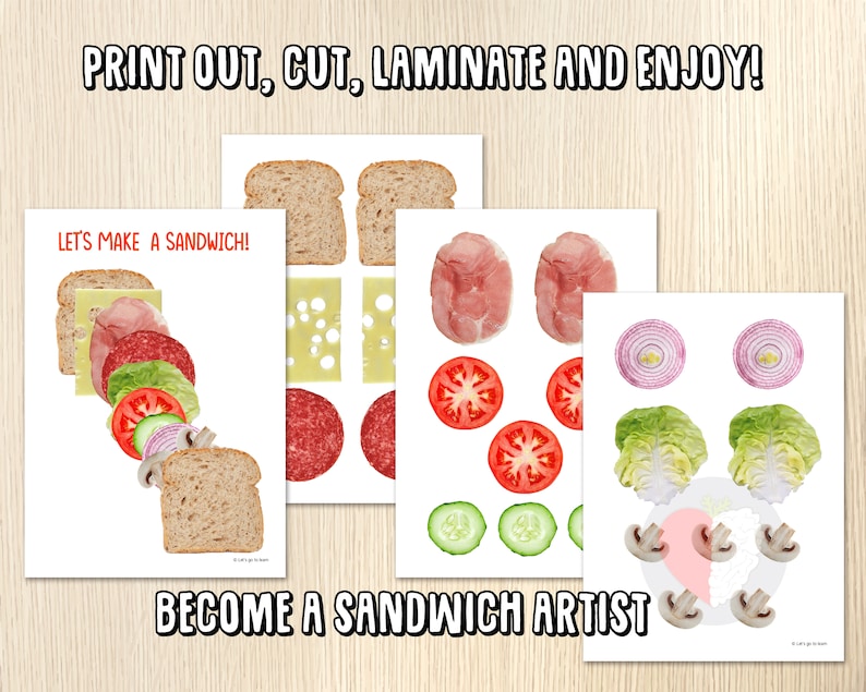 Let's Make a Sandwich, Life Skill Activity, Toddler, Preschool ...