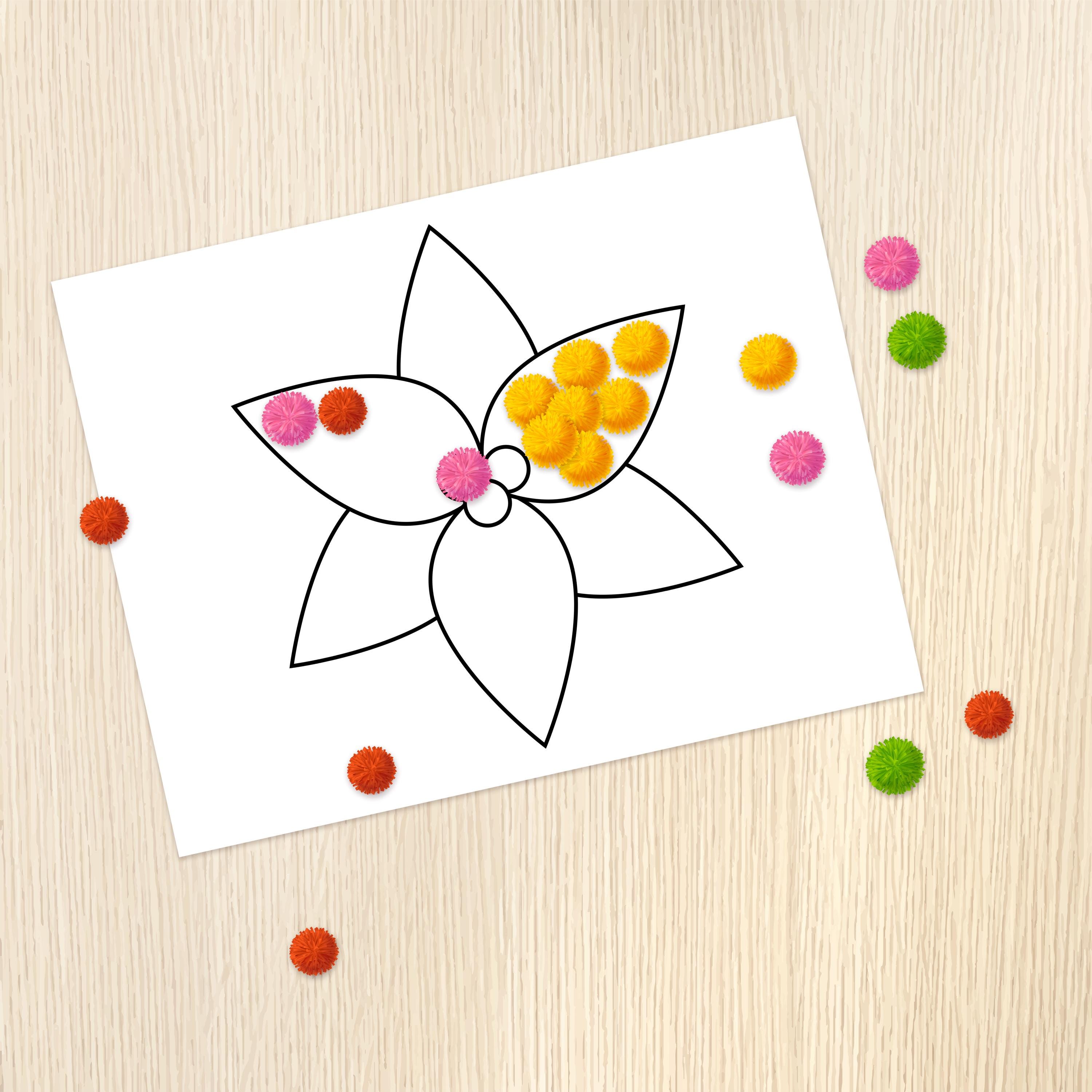 Flower Templates Printable Pack - 20 Flower Outline Pages for Crafts ...