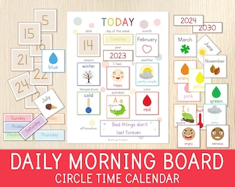 Morning Circle Time Board - Etsy
