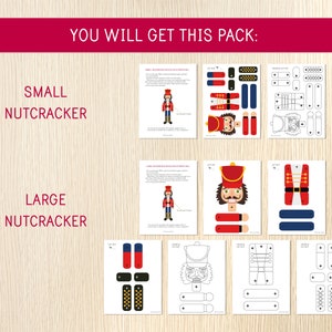 Nutcracker Articulated Paper Doll, the Nutcracker Ballet, Colored ...