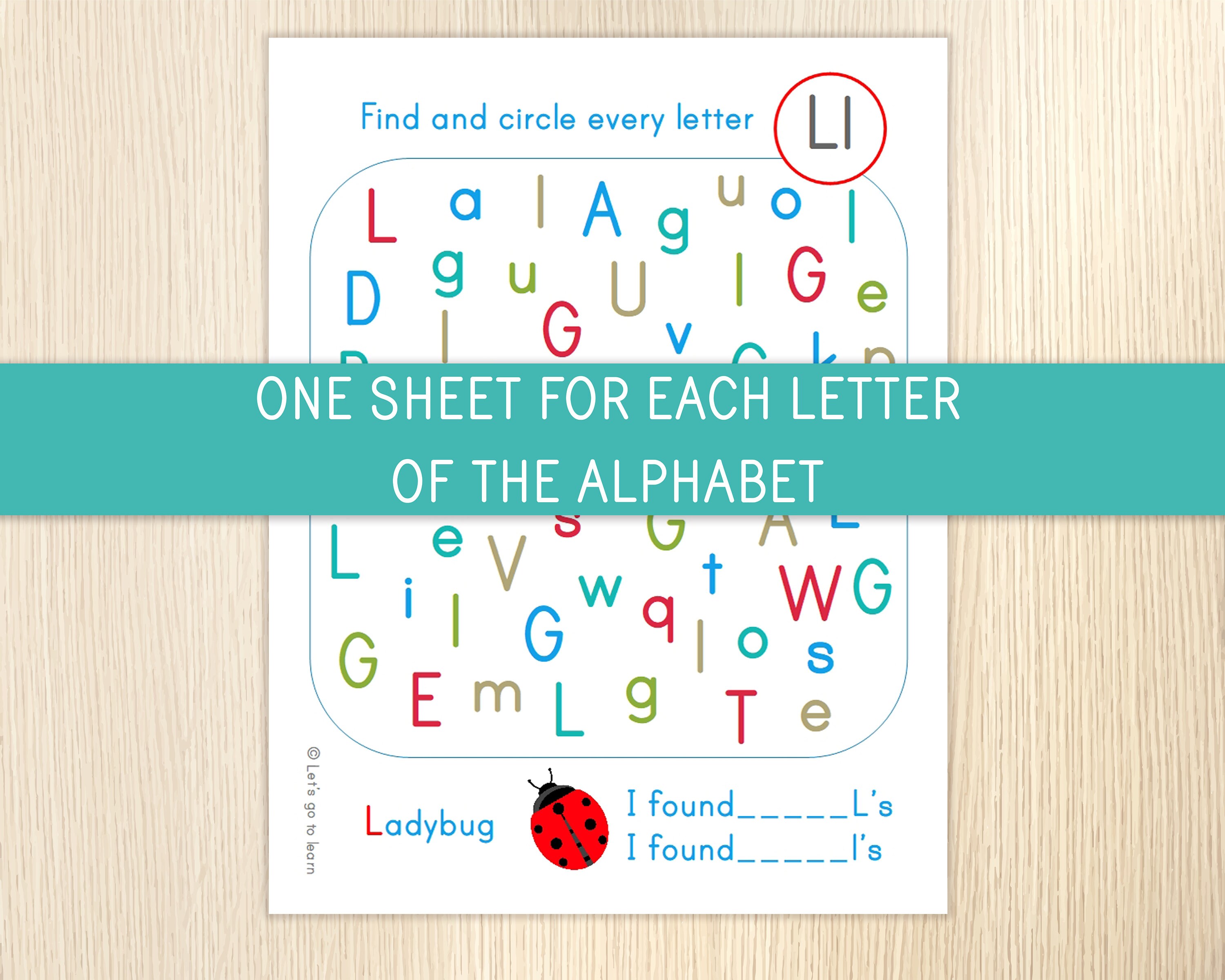 Alphabet Worksheets - Preschool & Kindergarten Games - A to Z Letter ...
