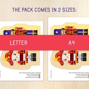 Nutcracker Lacing Cards, Ballet, Toddler, Preschool Activity, Fine ...