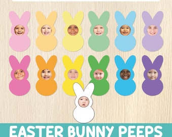 Easter Bunny Eggs Personalised Activity for Kids Easter Craft Preschool ...