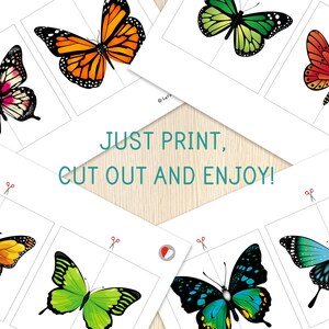 Butterfly Matching Activity, Butterfly Puzzles, Symmetry, Kids Puzzles ...