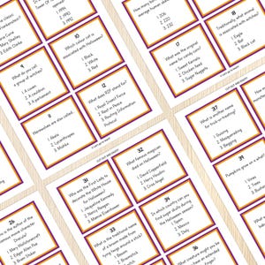 Halloween Trivia Game, 48 Question Cards, Halloween Party Activity ...